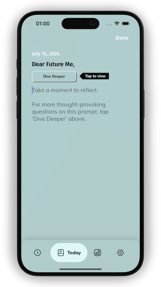 Prompted Journal - free journaling app with daily journal prompts